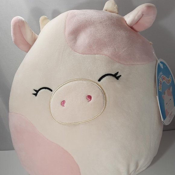 Squishmallows | Toys | Squishmallow Caedyn The Pink Cow Approxumately ...